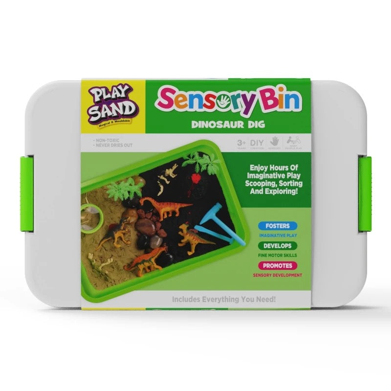 Dinosaur Sensory Sand Box – PRIDEFUL ON THE SPECTRUM